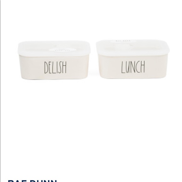 Rae Dunn | Kitchen | 2 Rae Dunn Lunch Boxes With Lid | Poshmark